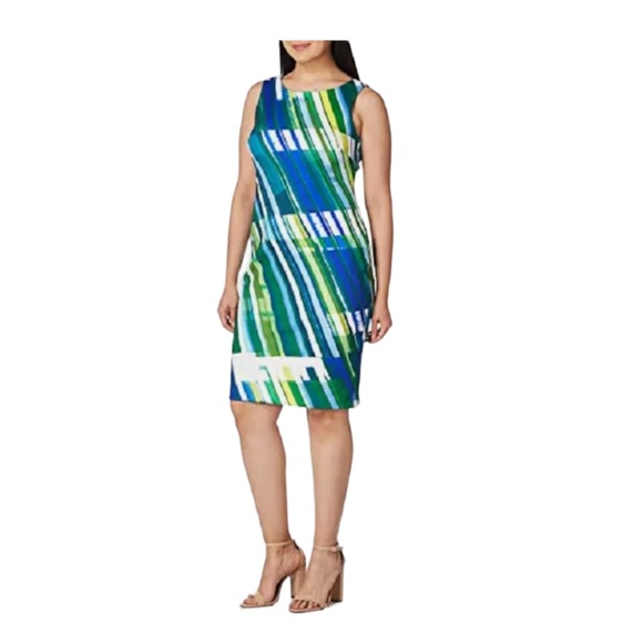 Calvin Klein | Dresses | Calvin Klein Womens Sleeveless Fitted Cocktail ...